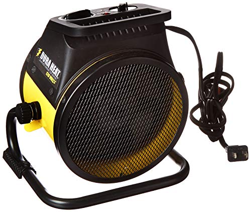 Dura Heat EUH1465 Electric Forced Air Heater with Pivoting Base 5,120 BTU, Yellow