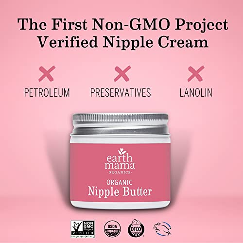 Earth Mama Breastfeeding Kit | Organic Nipple Butter, Organic Milkmaid Tea & Booby Tubes