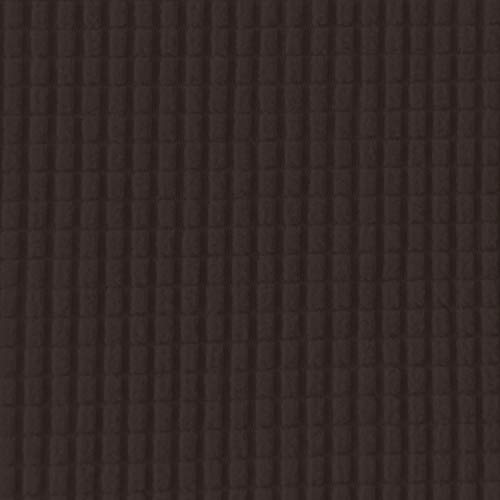 Easy-Going Stretch Wingback Chair Sofa Slipcover 2-Piece Sofa Cover Furniture Protector Couch Soft with Elastic Bottom, Spandex Jacquard Fabric Small Checks, Chocolate