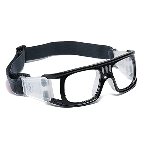 SHEEN KELLY Professional Sports Goggles Protective Safety Goggles Basketball Glasses for Men with Adjustable Strap for Basketball Football Volleyball Hockey Rugby