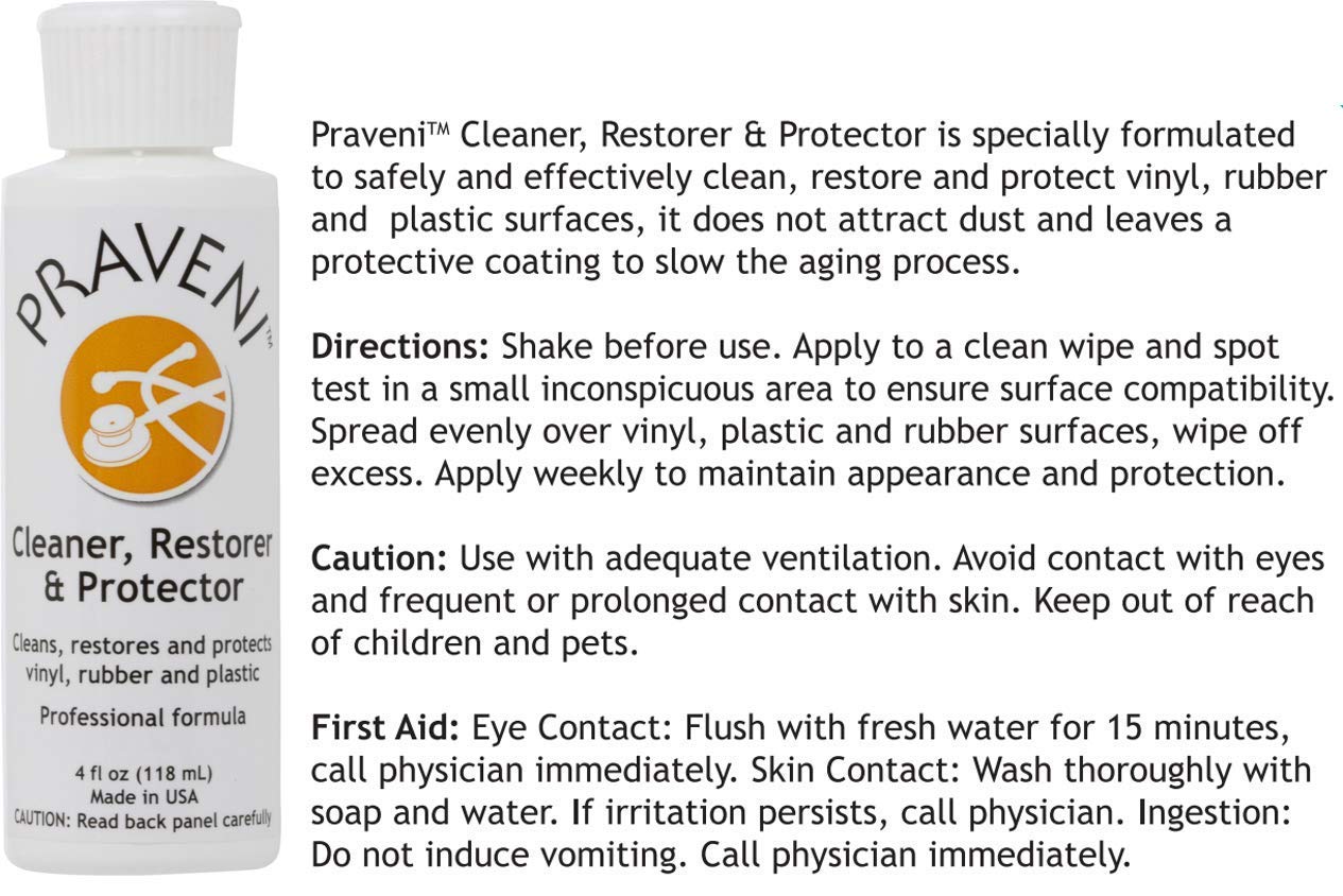 Praveni Stethoscope Cleaner, Restorer, Protector - Safely Improves Appearance of All Stethoscopes, Restores and Prevents Premature Aging