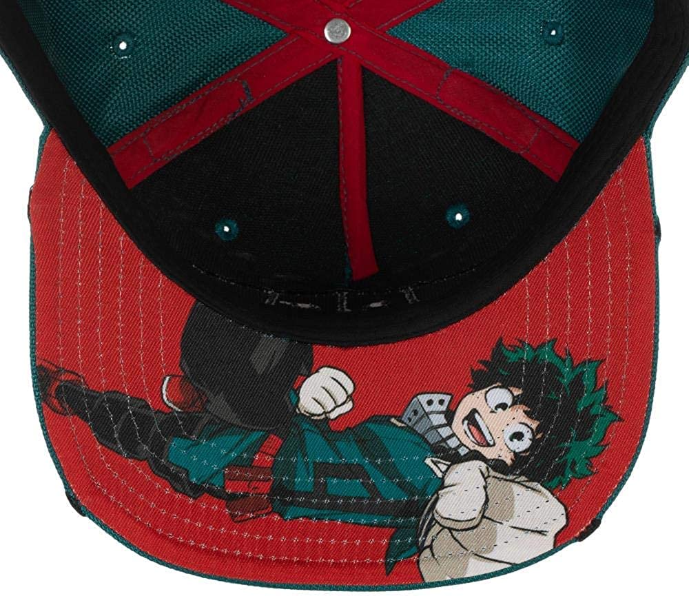 Bioworld My Hero Academia Deku Suit up Adjustable Snapback Hat