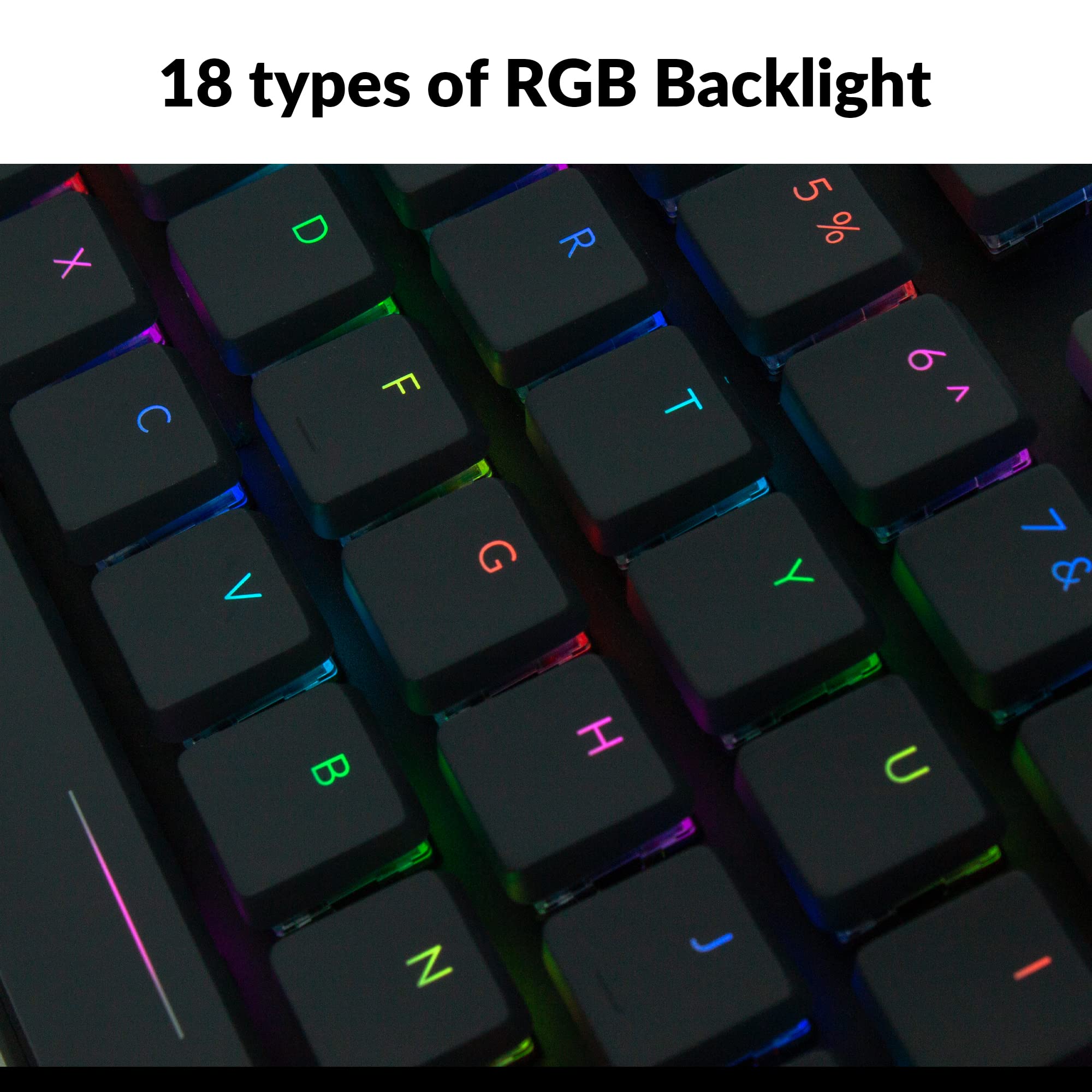 Keychron K1 RGB Hot-swappable Tenkeyless Layout Ultra-Slim Wireless Bluetooth/Wired USB Mechanical Keyboard for Mac Windows with Low-Profile Keychron Optical Red Switch Full Aluminum - Version 5