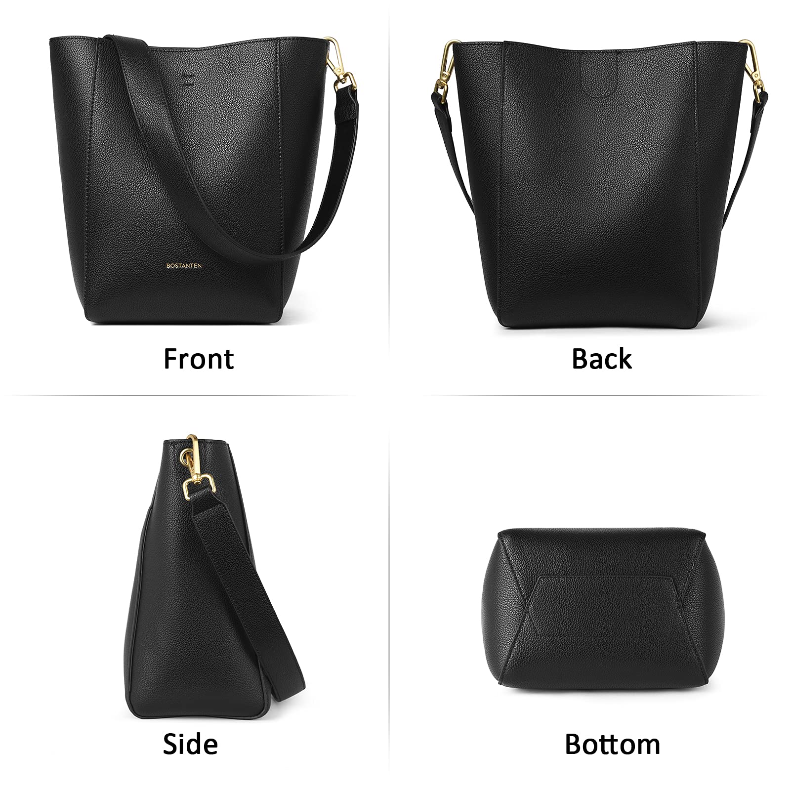 BOSTANTEN Womens Leather Wallets RFID Bundle Women's Leather Handbags