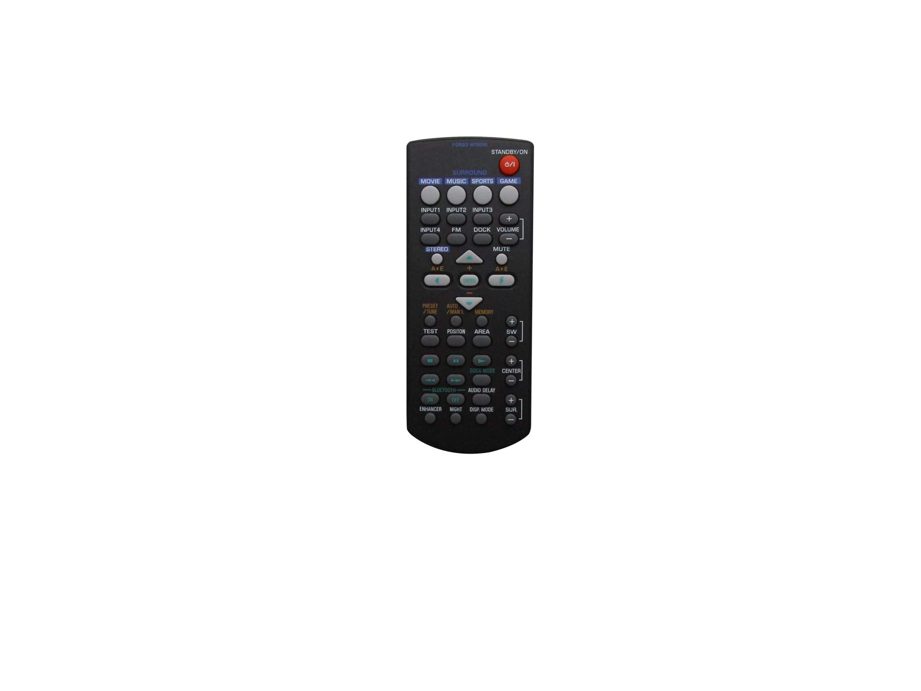 HCDZ Replacement Remote Control for Yamaha YAS-70 YAS-70CU YAS-70SPX Front Surround Audio System