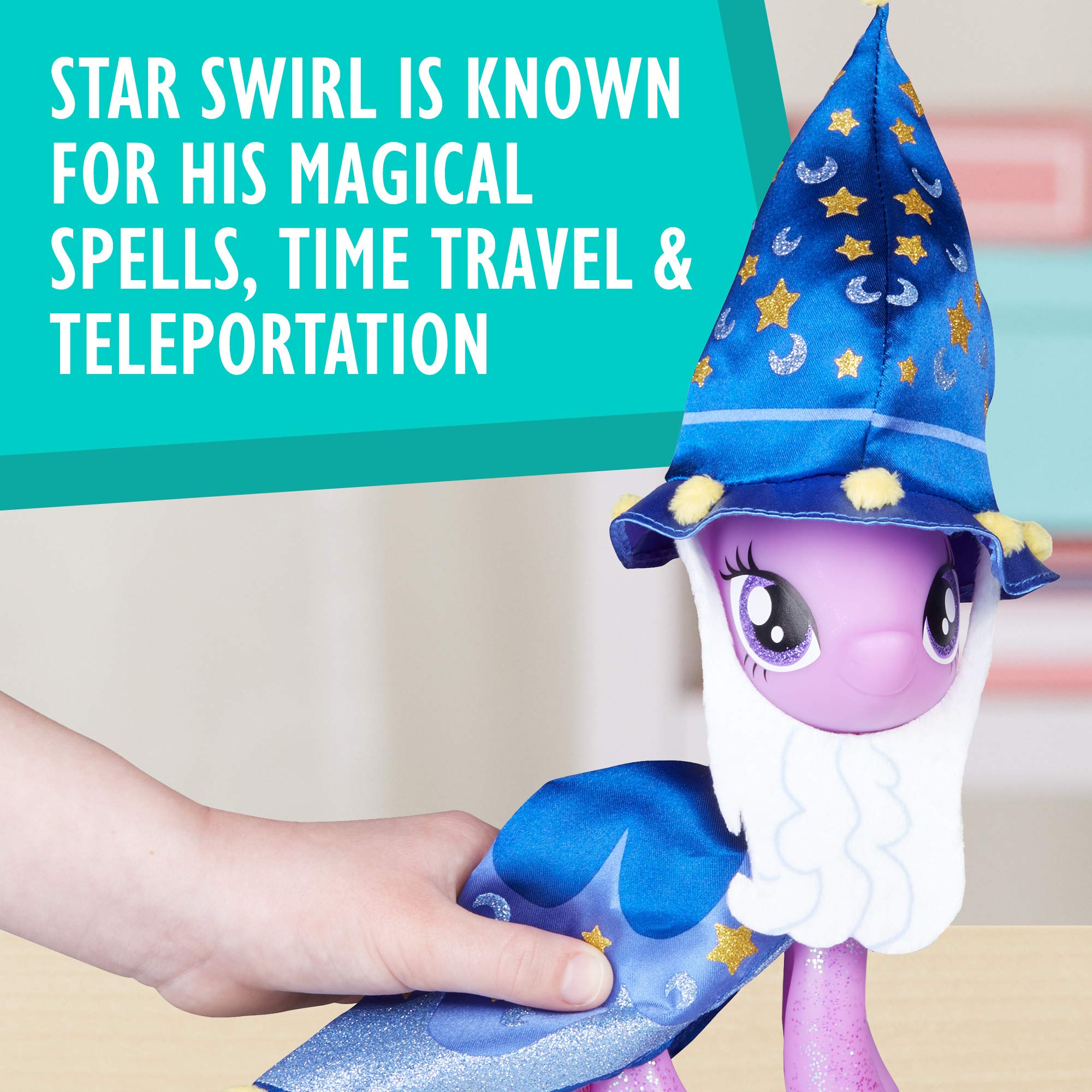 Hasbro My Little Pony Twilight Sparkle and Spike the Dragon Collector's Series Figures β Star Swirl the Bearded Outfit and Spell Book Package for Display