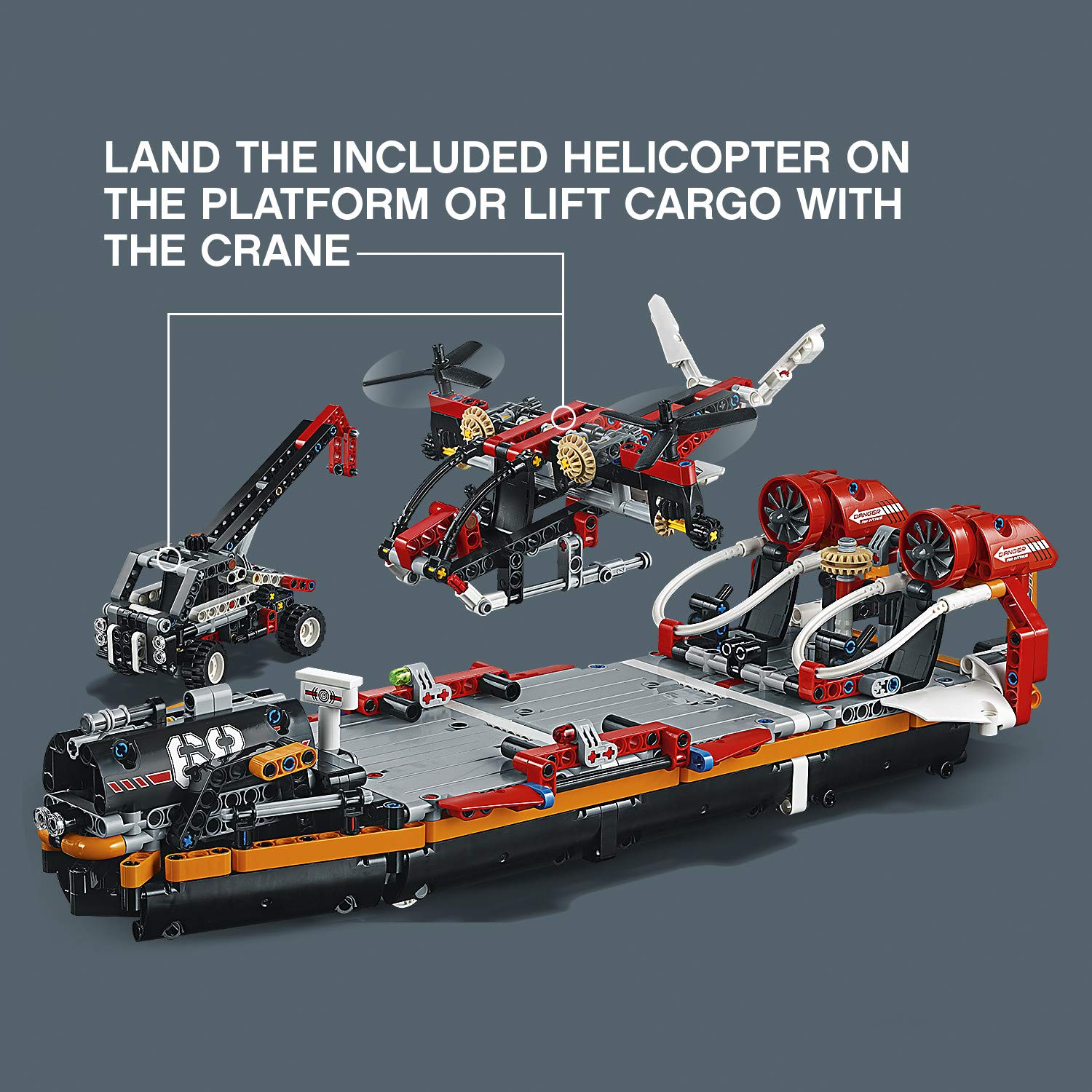 LEGO Technic Hovercraft 42076 Building Kit (1020 Pieces)
