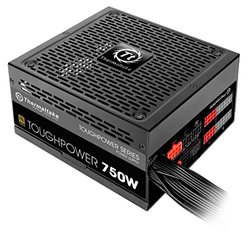 Thermaltake Toughpower 750W 80 Plus Gold Semi Modular PSU ATX 12V or EPS 12V Ultra Quiet Power Supply PS-TPD-0750MPCGUS-1