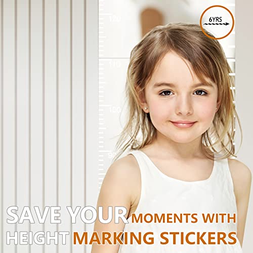 SLDIYWOW Shatterproof Growth Chart Mirror for Kids Acrylic Toddler Mirror Height Wall Ruler with Stickers Wall Mirror Full Length for Baby Children Bedroom Decor