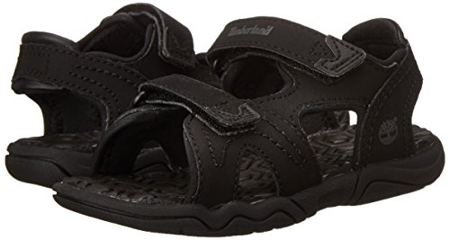 Timberland Adventure Seeker Two-Strap Sandal (Big Kid),Blackout,6 M US Big Kid