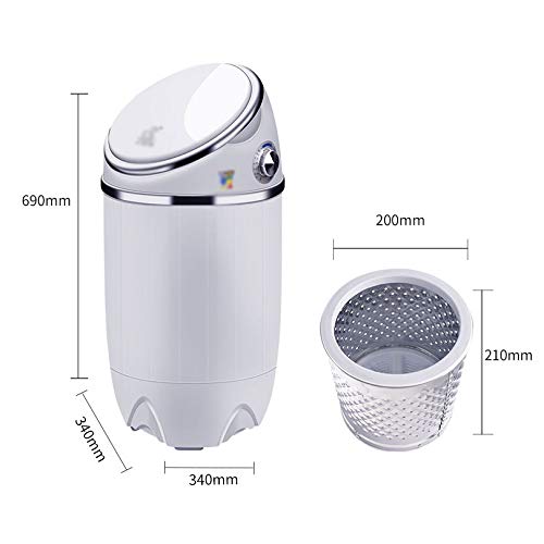 BHVXW 3.5kgs Capsule Washer and Dryer Mini Washing Machine Portable Washing Machine Mini Laundry Machine