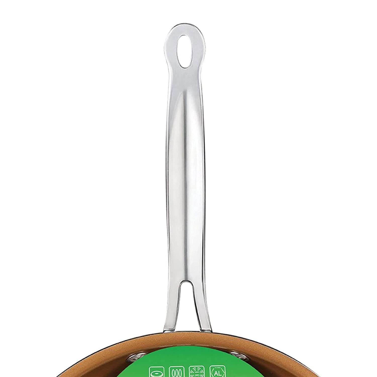 Brentwood BFP-320C 8-inch Non-Stick Induction Copper Frying Pan