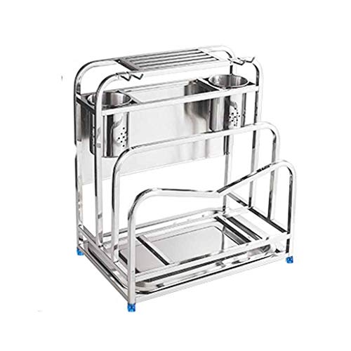 BHVXW Pan Cover Holder Support Frame Base Pot Lid Iron Storage Rack Stand Cutting Board Knife Rests Organizer Kitchen Gadgets