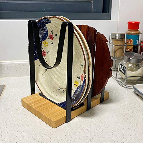 BHVXW Sitting Free Punching Pot Cover Rack Kitchen Shelf Cutting Board Cutting Board Chopping Board Rack