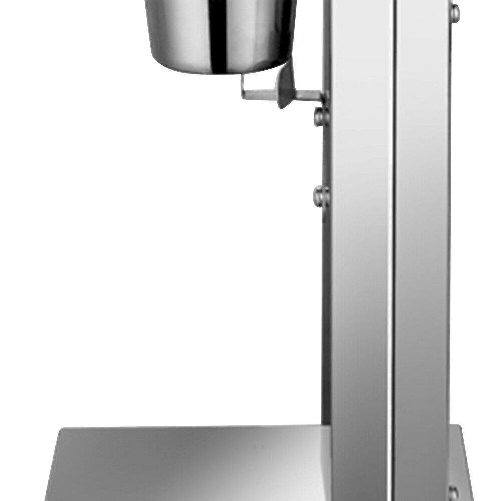 Electric Milkshake Maker, 110V 18000RMP Commercial Stainless Steel Drink Mixer Machine Smoothie Malt Blender with 2 Speed Adjustable (Double Head)