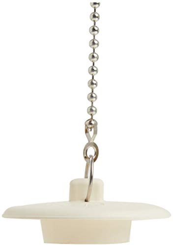 Danco Rubber Tub Stopper with Chain, White (80783)