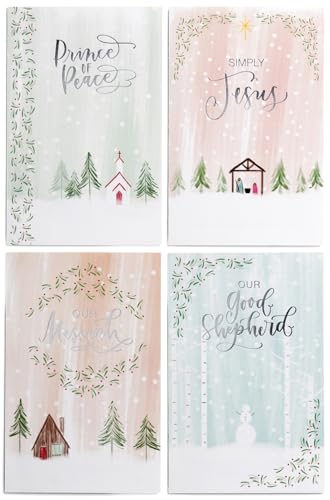 DaySpring - Simply Jesus - 60 Bulk Christmas Boxed Cards (J4794), Multi