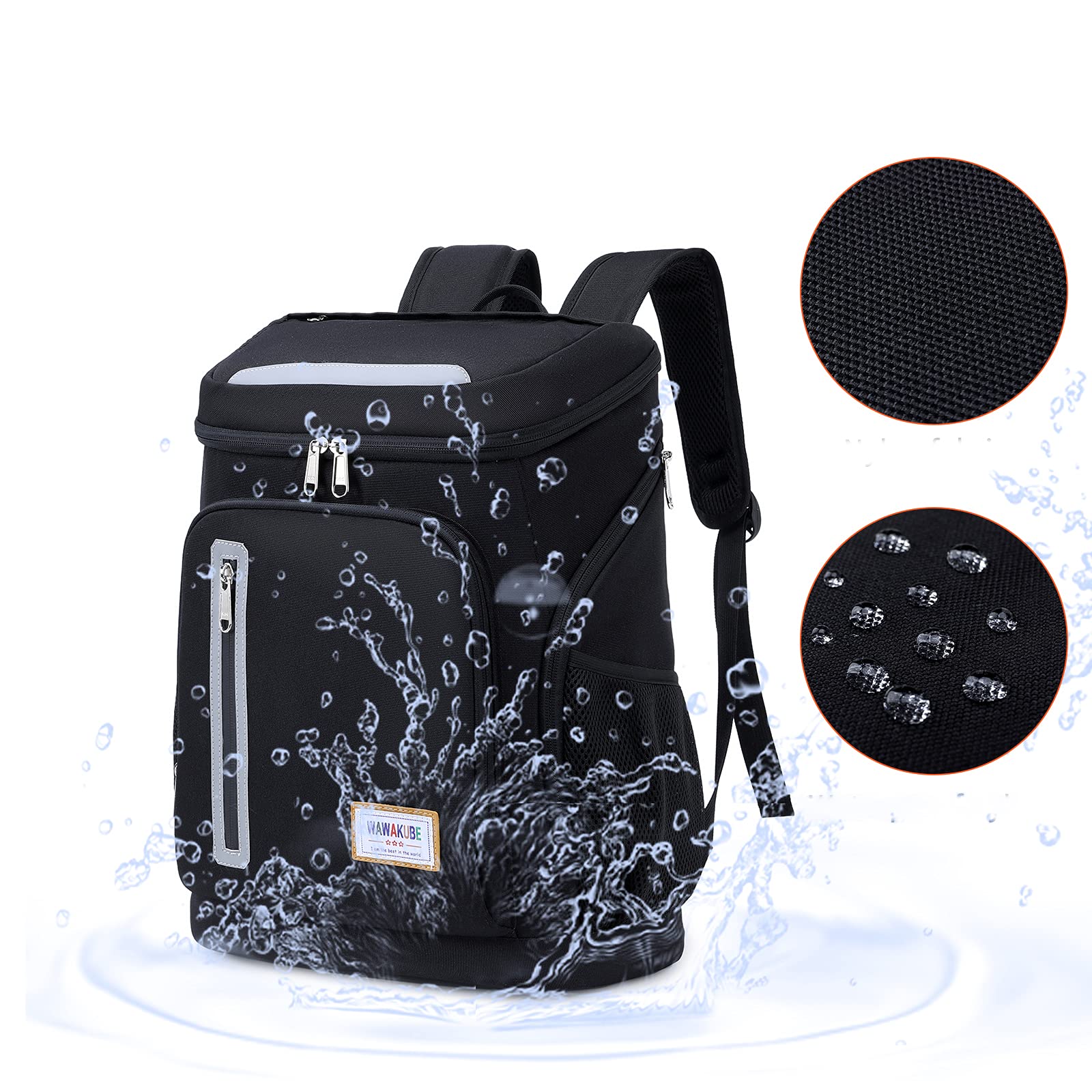 Backpack Cooler Leakproof, Insulated Lunch Backpack 35 Cans Cooler Backpack Camping Cooler for Hiking Beach Picnic Fishing Camping Park Daytrip