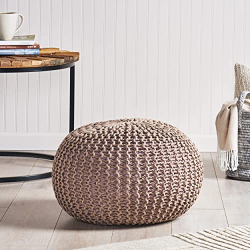 Christopher Knight Home Nahunta Pouf, Brown