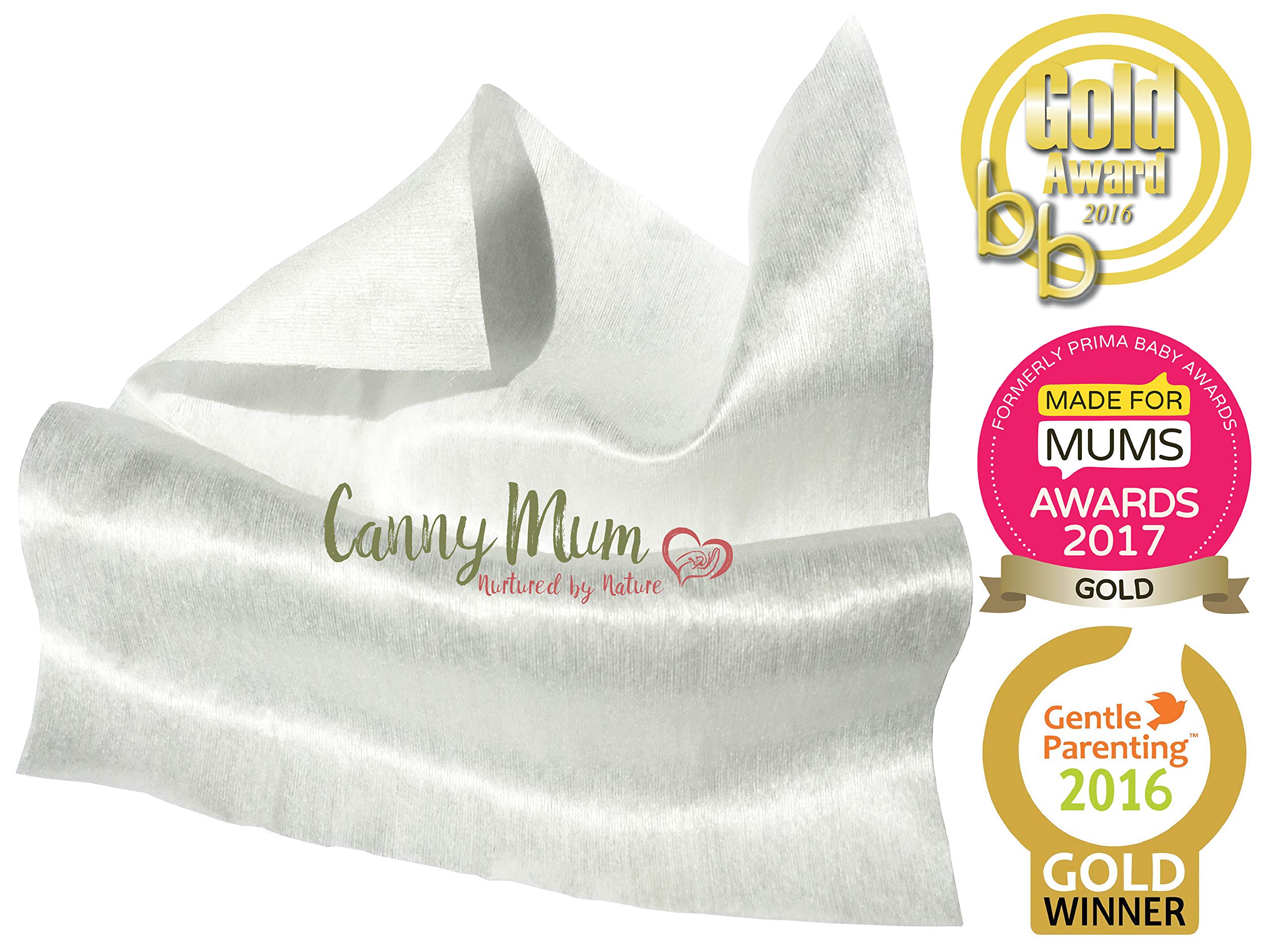Real Nappy Bamboo Disposable Liners, 200 Count, Unisex