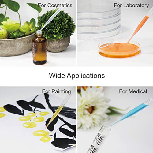 ULAB Scientific LDPE Transfer Pipette, Vol. 7ml, 3ml Graduated, 0.5ml Graduation 155mm, Pack of 100, UTP1002