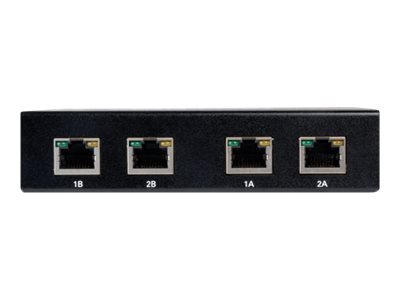Tripp Lite B140-002-DD Dual Display DVI over Cat5 / Cat6 Extender Splitter, Transmitter - Video extender - 4 ports - up to 200 ft