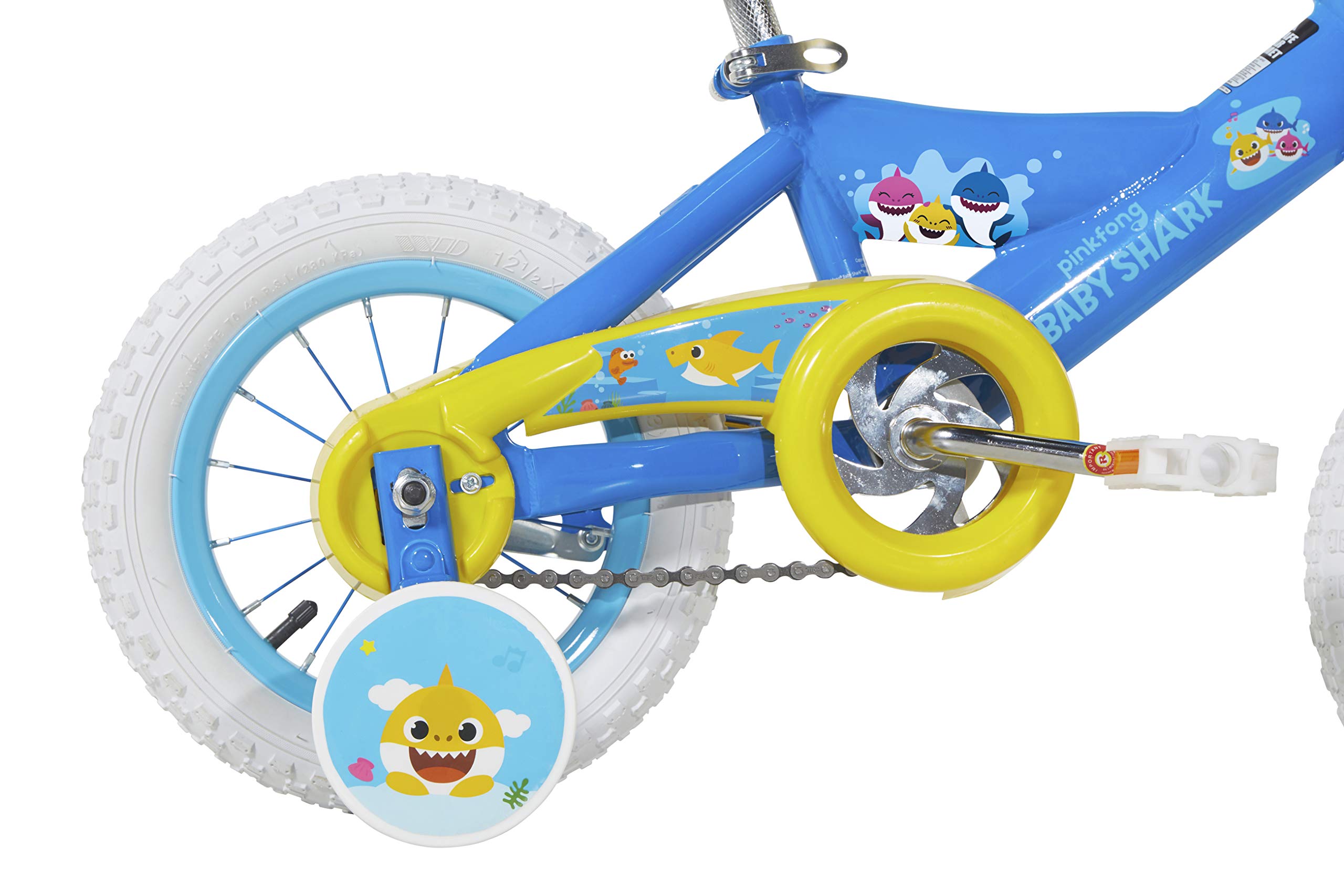 Baby Shark 12" Bike with Removable Training Wheels