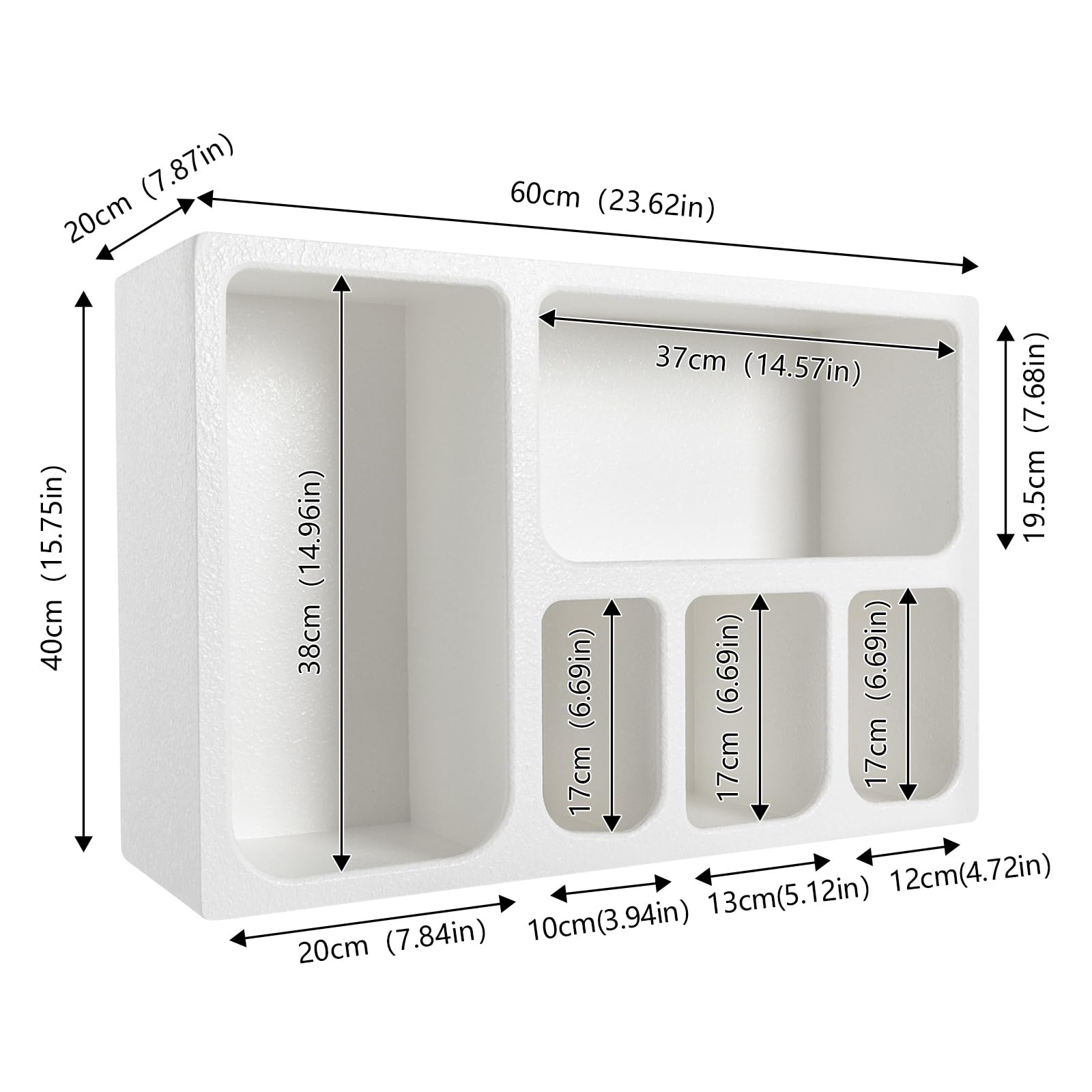 biniliubi Wall Mounted Storage Cabinet, Modern Wall Shelves, Modern Wall Shelves for Wall Decor, Floating Shelves, Wall Mounted Storage Organizer for Bathroom, Living Room, Bedroom
