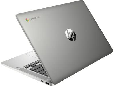 HP Chromebook 14-inch HD Touchscreen Laptop, Intel Celeron N4000, 4 GB RAM, 32 GB eMMC, Chrome (14a-na0030nr, Mineral Silver)