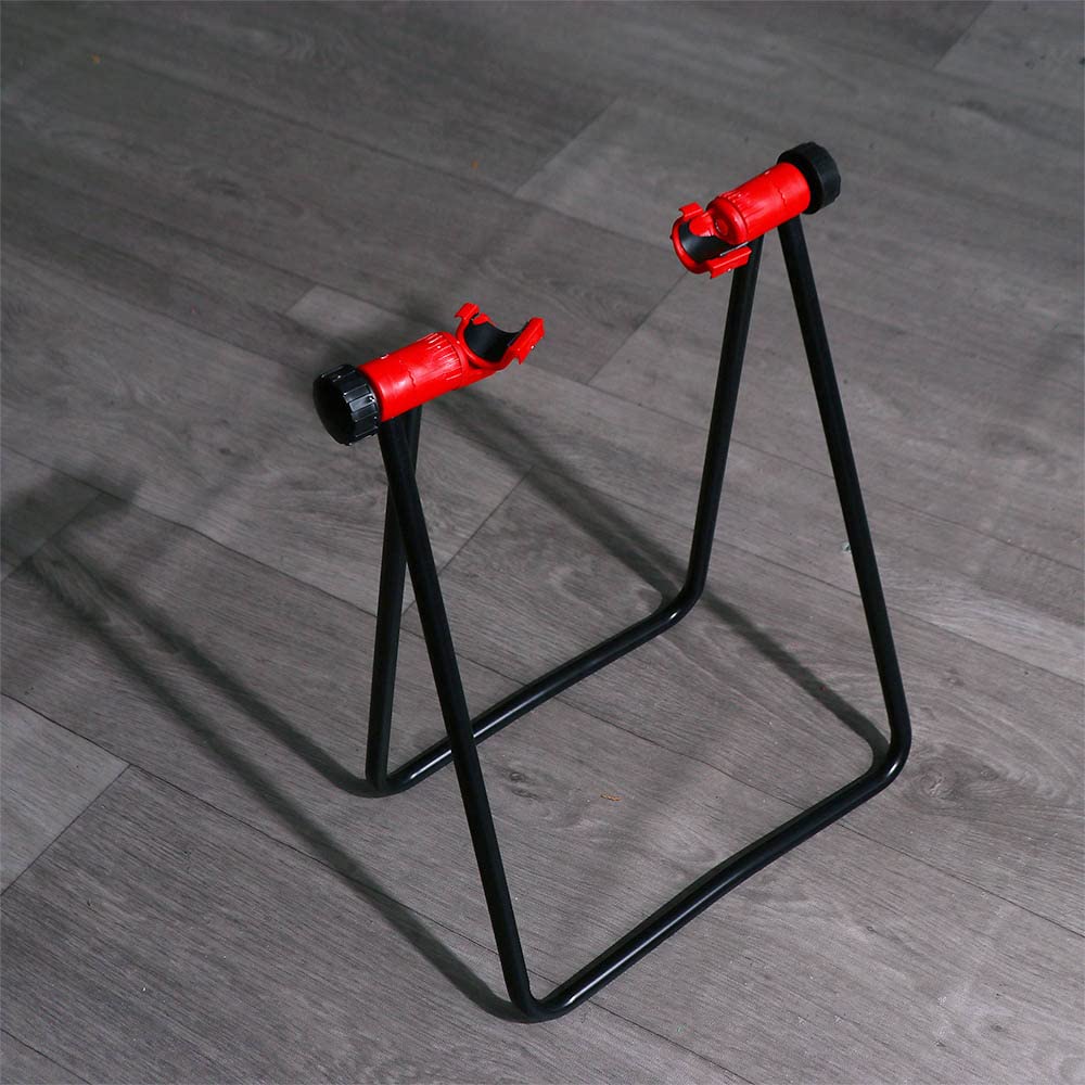Bicycle Folding Floor Stand Mountain Bike Triangle Vertical Stand Aluminum Alloy Bike U-Shaped Parking Rack Hub Repair Bracket