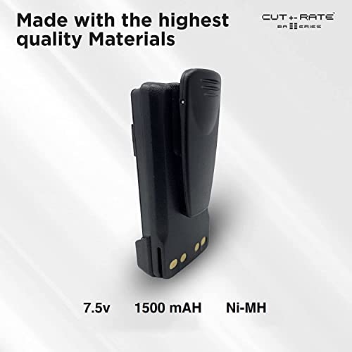 Battery Compatible with Motorola XPR 3500e Rechargeable Two Way Radio 7.5v 1500mAH Ni-MH
