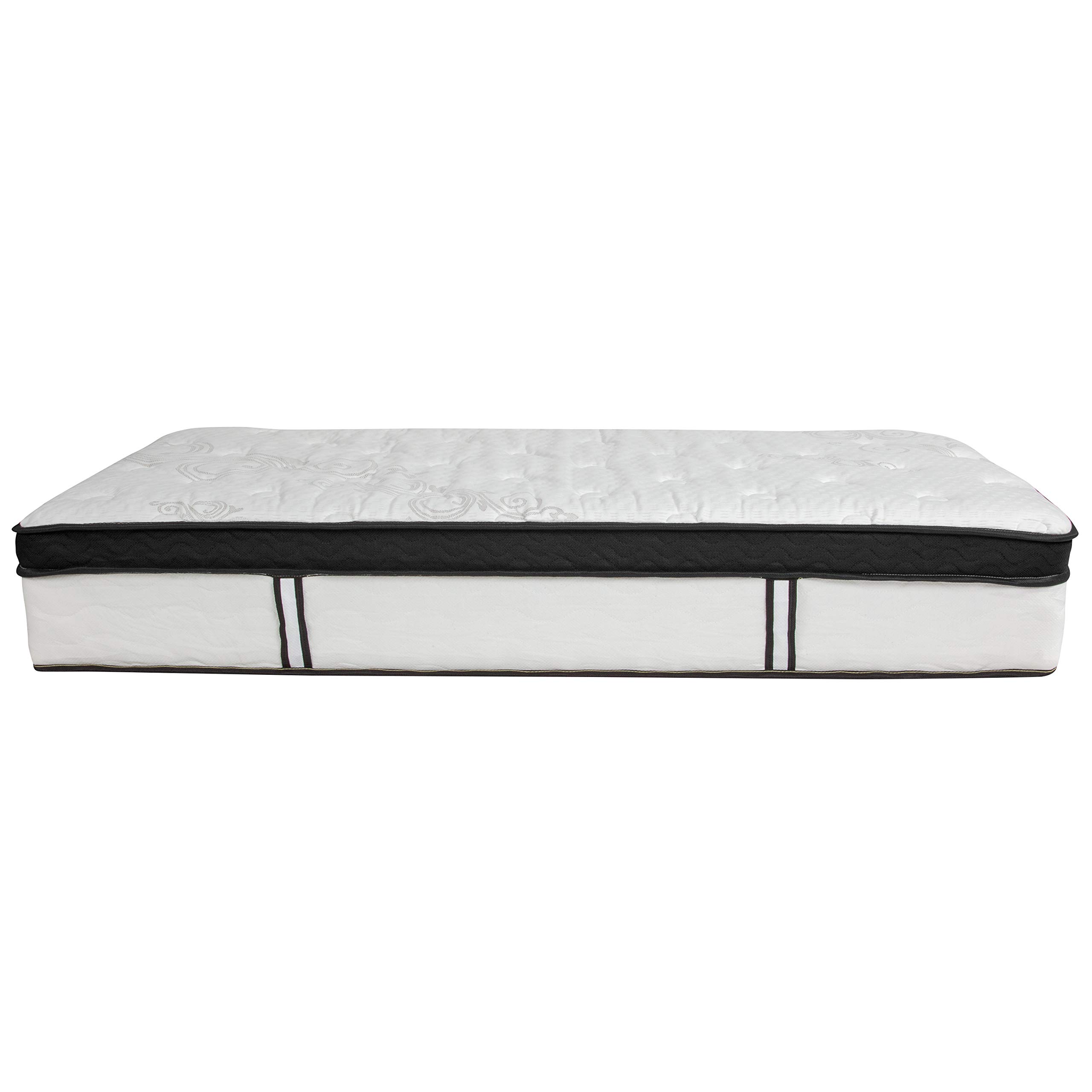 EMMA + OLIVER Astor 12 Inch CertiPUR-US Certified Memory Foam Pocket Spring Mattress, Twin Mattress in a Box