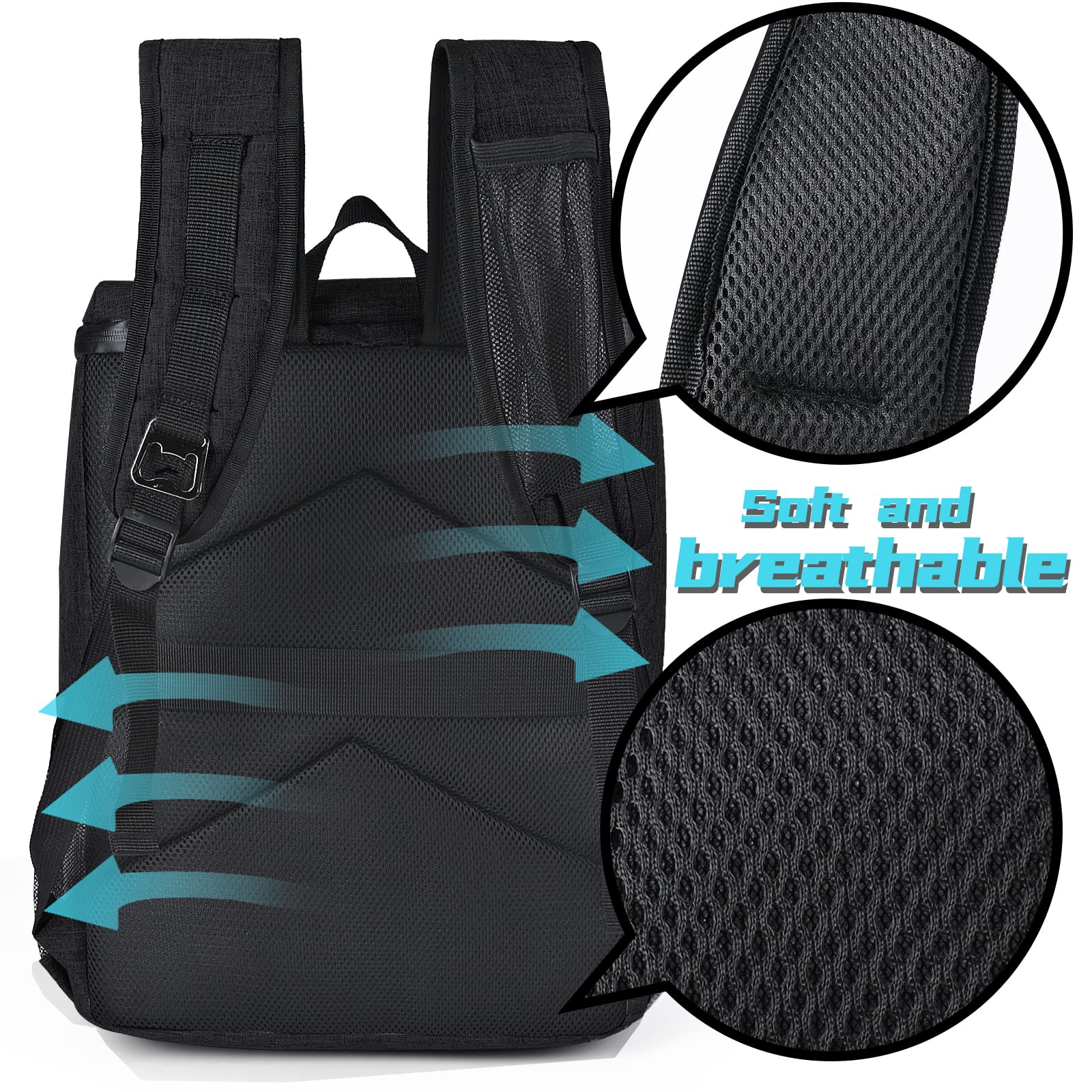 BAGLHER Cooler Backpack, Leakproof 30 Cans Insulated Soft Cooler Bag, Lightweight Lunch Box Backpack for Camping, Hiking, Picnics