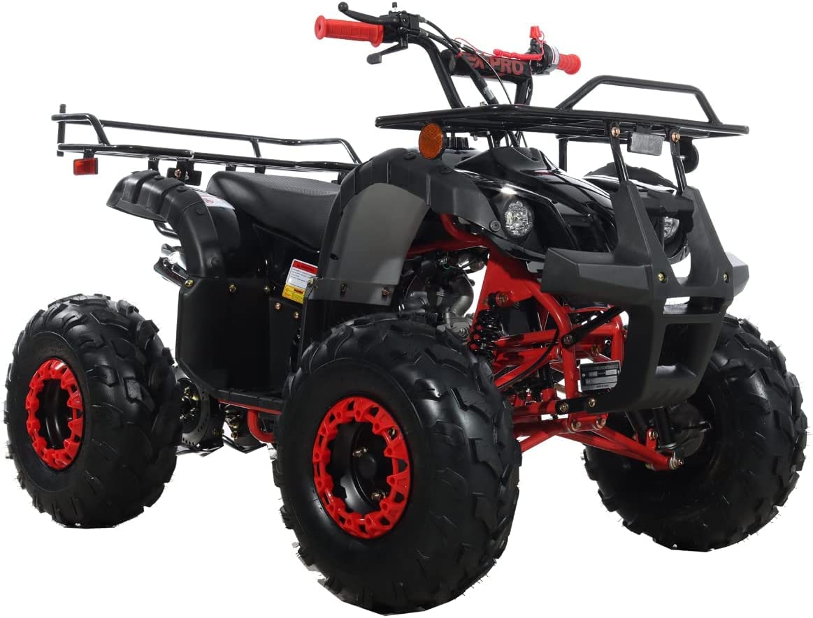 Icebear Super Trooper 125cc Kids ATV Metallic Burgundy/Black