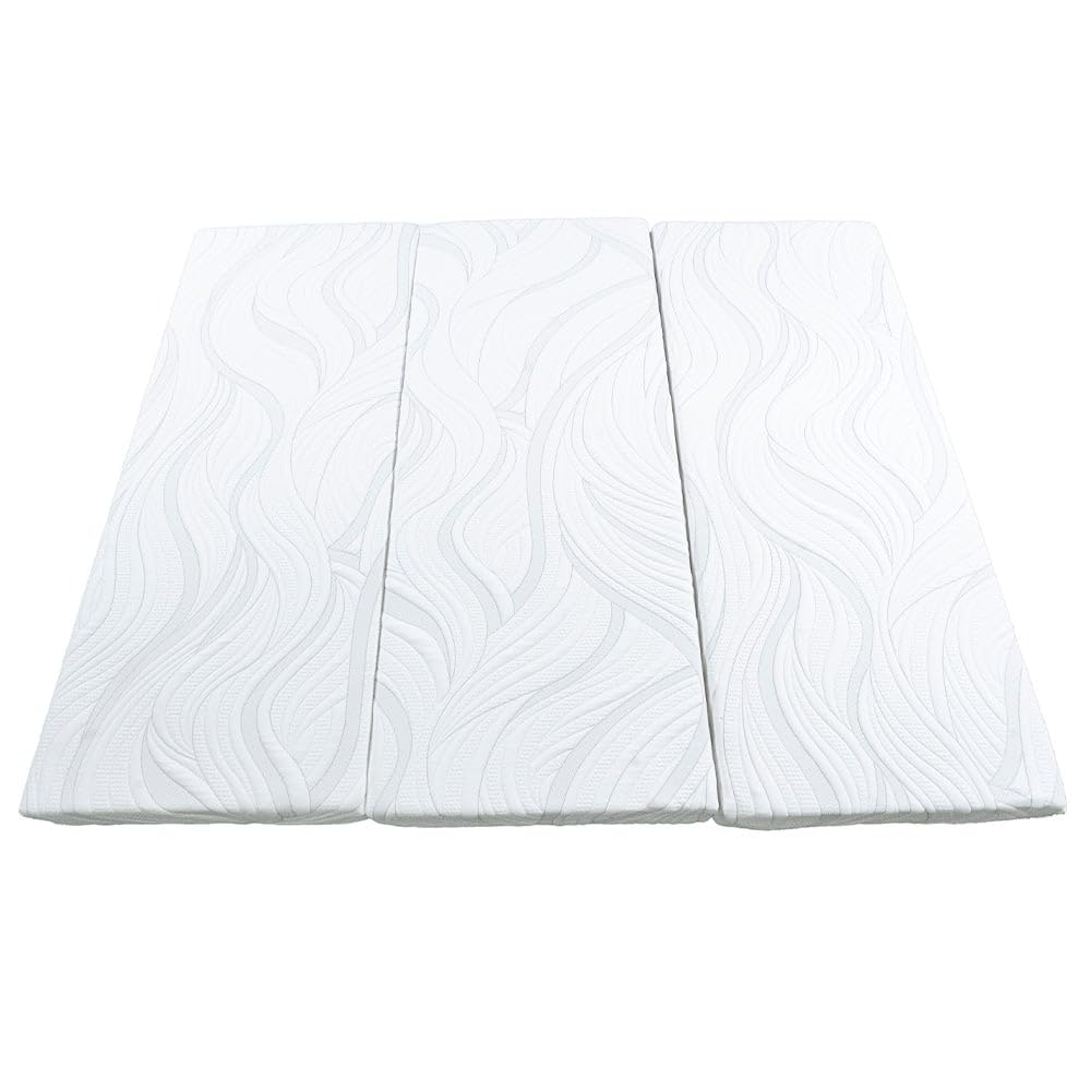 Camping World Cozyway Tri-Fold RV Short Queen Mattress, 75" x 60", 6" Thick