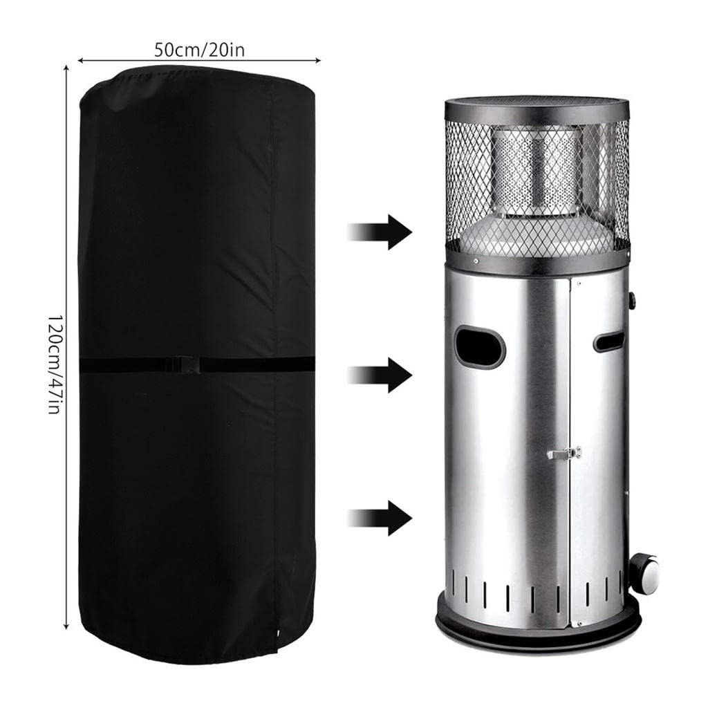 Bothyi Patio Heater Cover Snow-Resistant 120cm Height for Garden