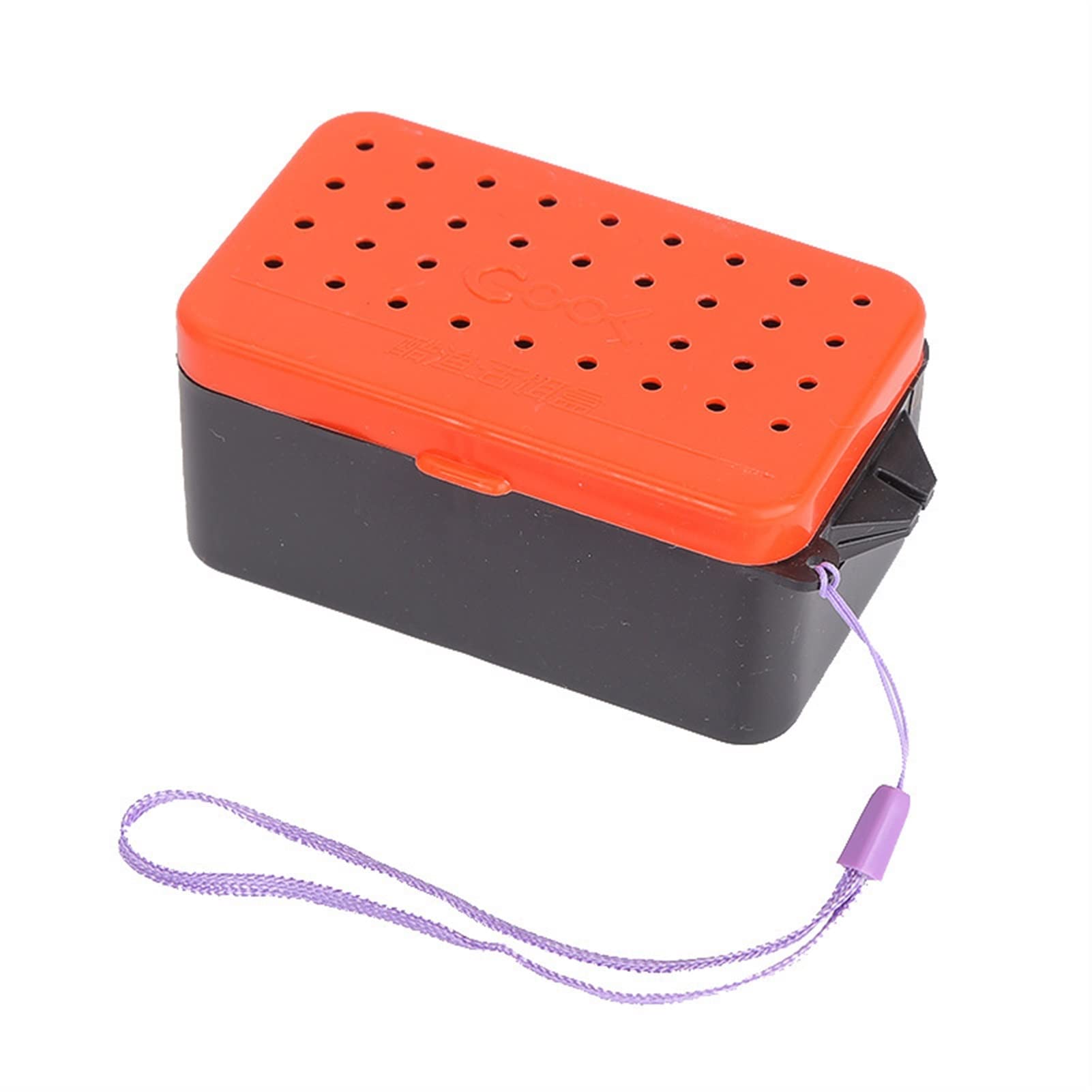 Bait Storage Double Bait Box Large Capacity Breathable Worm Box Fishing Tackle Accessory Bait Storage Tools Fishing Tackle Kit Carp Fishing Bait Container Box Portable Durable (Size : B10x6x4.8cm)