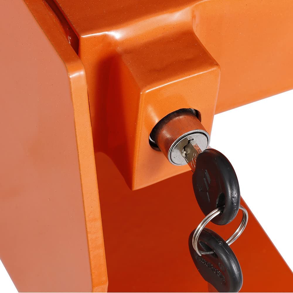 DorBuphan Shipping Container Locks, Heavy Duty Equipment Lock Cargo Door Lock Adjustable Max Length 20.5β, High Security Trailer Lock for Trucks and Containers