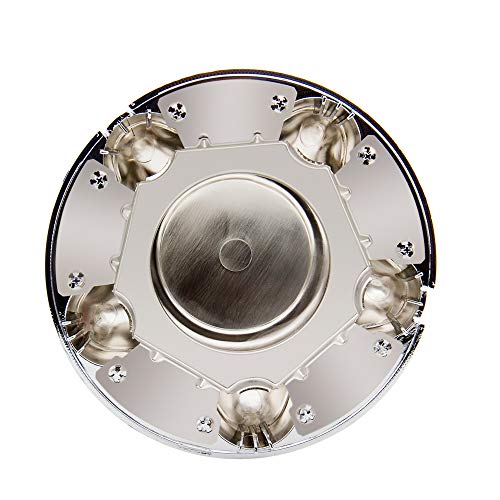 B4B BANG 4 BUCK 4 Packs 7" Center Cap with 5-Lug Steel Wheel Chrome for Ford 1997-2003 F150 F-150 97-02 Expedition