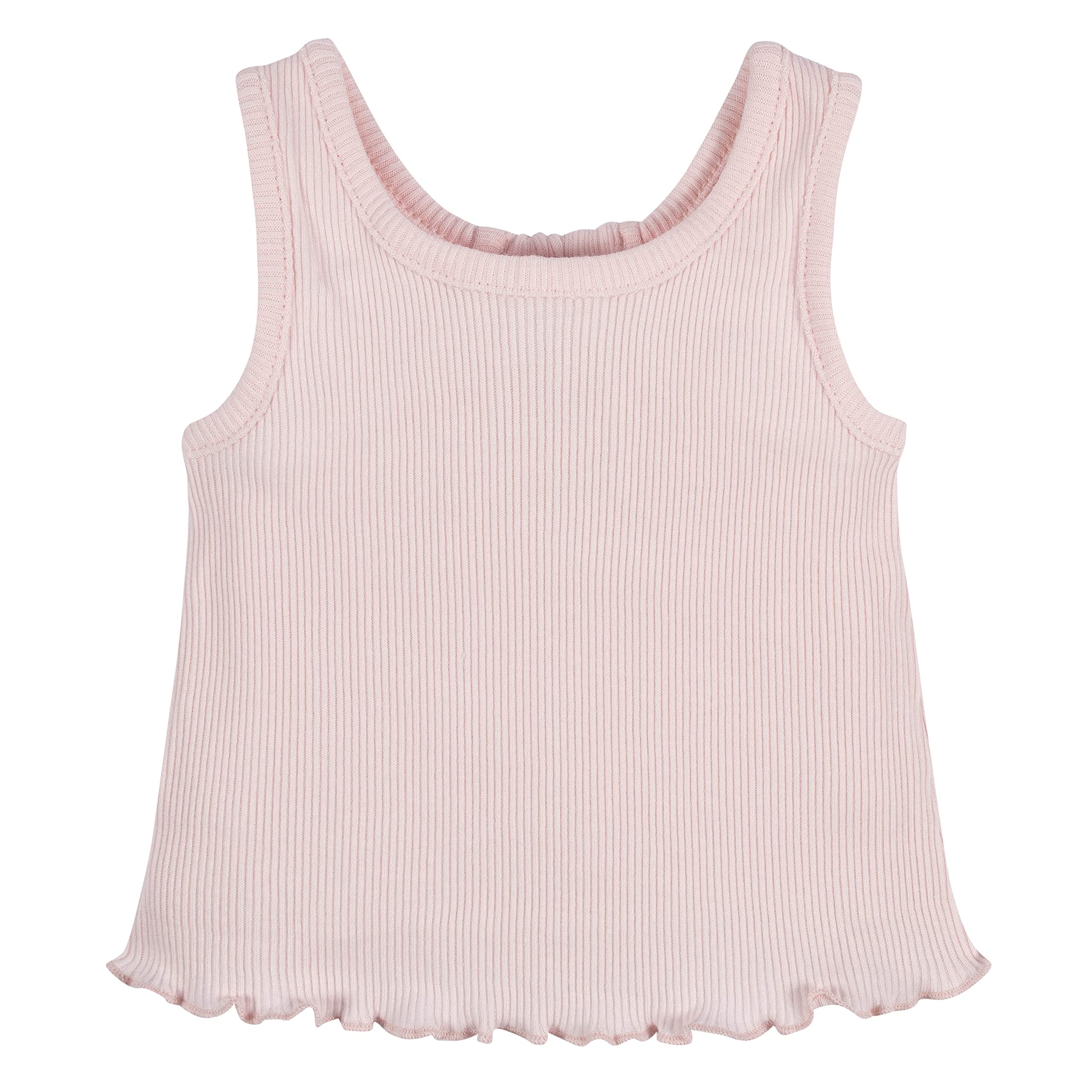 Gerber Baby Girls' Toddler 3-Pack Racer Back Tank Tops, Pink Floral, 18 Months