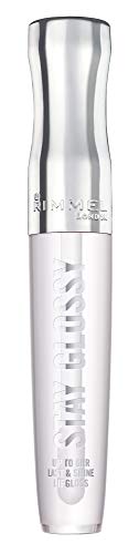 Rimmel Stay Glossy Lip Gloss - Non-Sticky and Lightweight Formula for Lip Color and Shine - 820 Seduce Me, .18oz