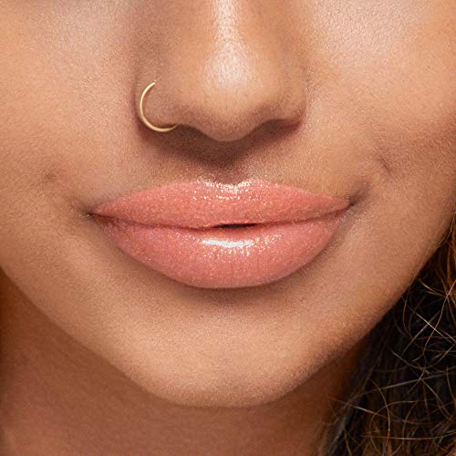 Rimmel Stay Glossy Lip Gloss - Non-Sticky and Lightweight Formula for Lip Color and Shine - 120 Non-Stop Glamour, .18oz