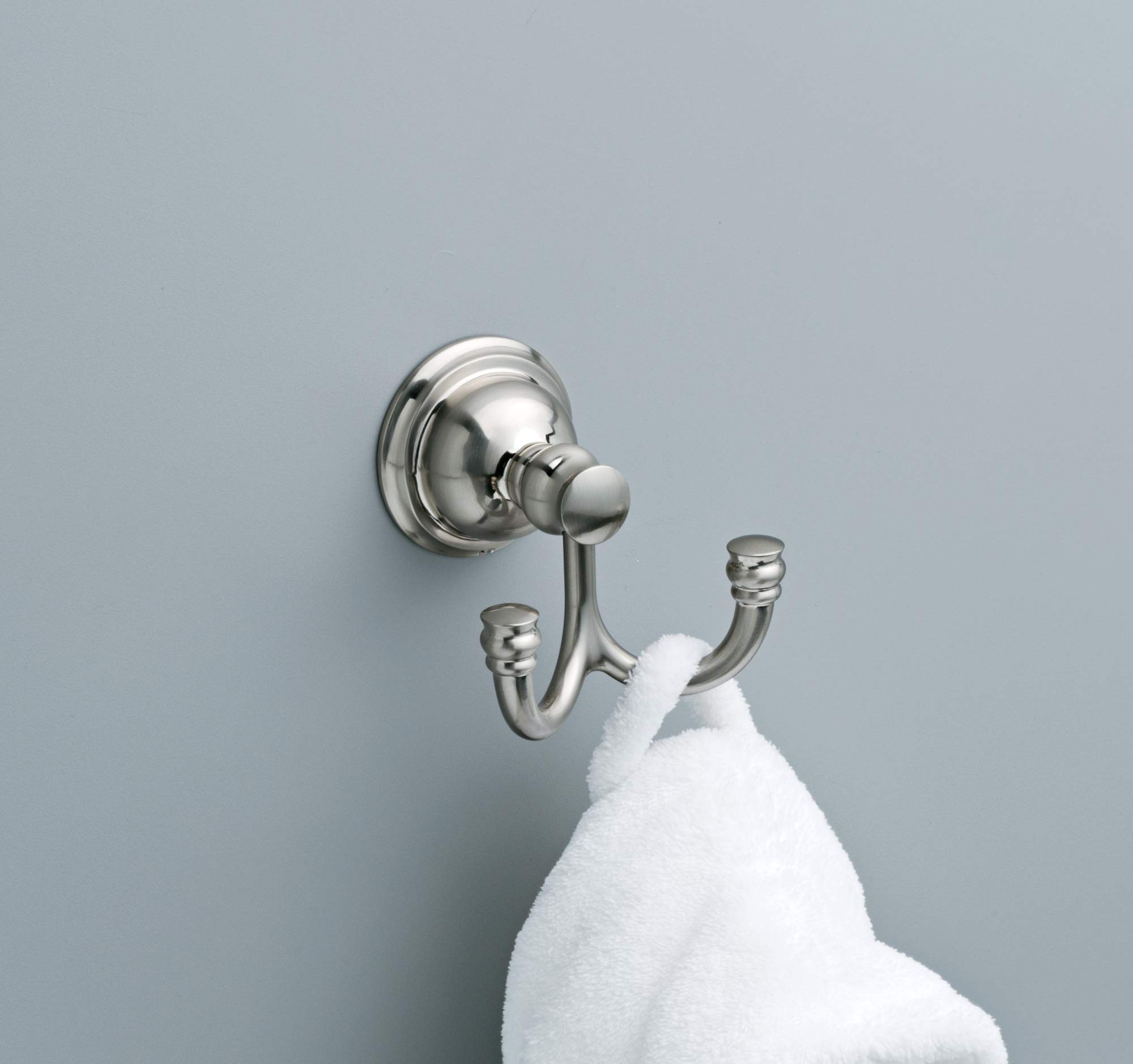 Delta Faucet AUB35-SN Aubrey Towel Hook, SpotShield Brushed Nickel