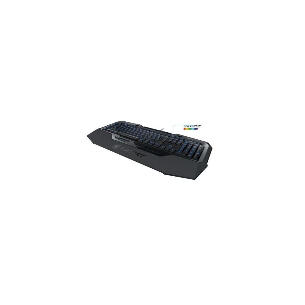 ROCCAT ISKU FX Multicolor Key Illuminated Gaming Keyboard, Black