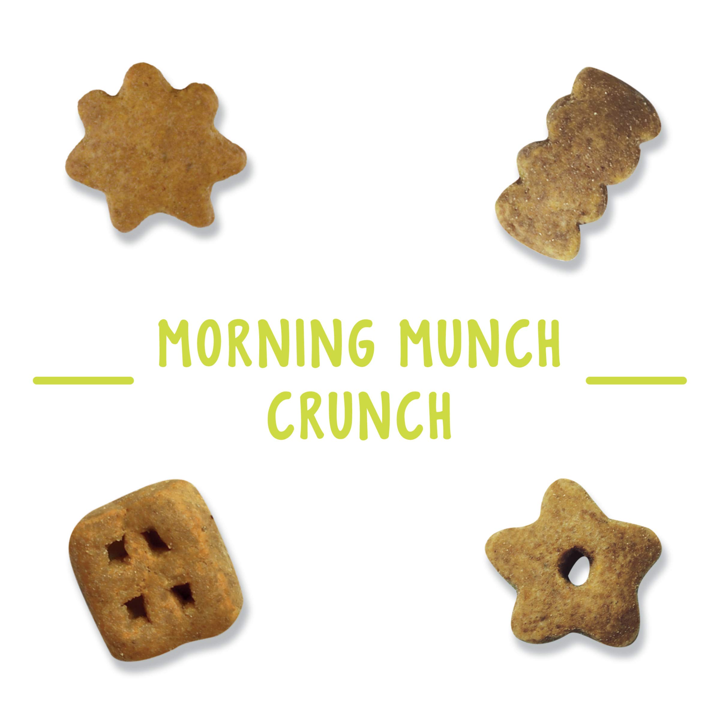 Purina Friskies Made in USA Facilities Cat Treats, Party Mix Crunch Morning Munch - (10) 2.1 oz. Pouches