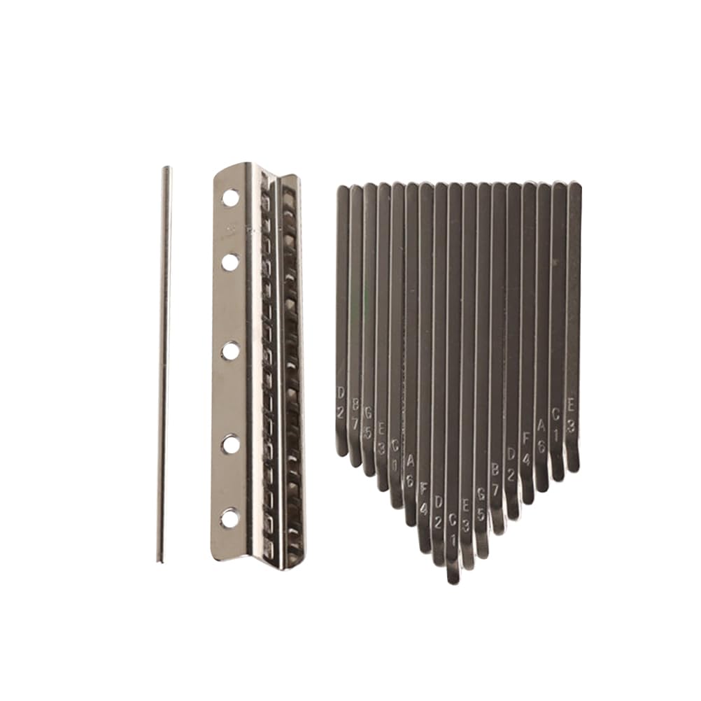 Healifty Kalimba 17 Key Kalimba Keys Parts 17 Note Key Replacement Kit Thumb Piano African Kalimba Keys for DIY Kalimba Mbira Thumb Piano Kalimba Replacement Keys Kalimba Instrument
