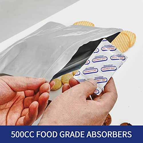GOJAFUHA 500cc Oxygen Absorbers for Food Storage 100 count (20 Packs of 5)
