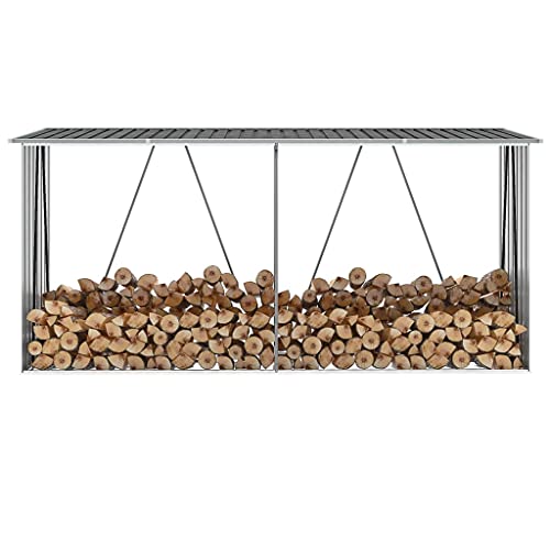 Garden Log Storage Shed, Garden Log Shed Stable Construction Easy Assembly for Outdoor for Farmer for Backyard