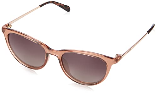 Fossil Women's Female Sunglasses Style FOS 3127/S Cat Eye, Brown/Polarized Brown Gradient, 54mm, 18mm