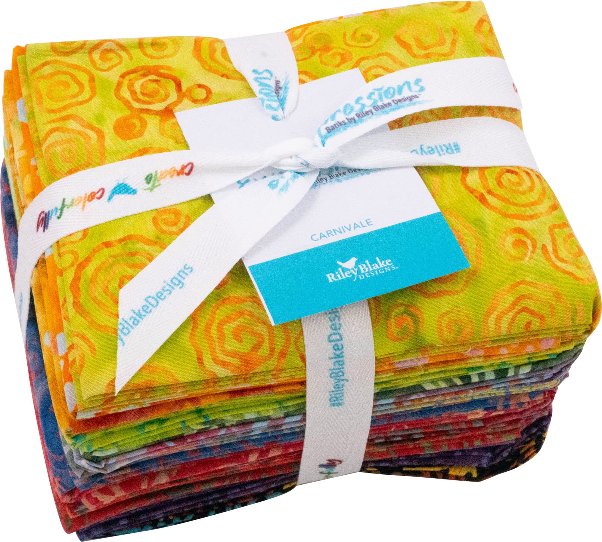 Batiks Expressions Carnival 20 Fat Quarters Riley Blake Designs FQ-CARNVL-20